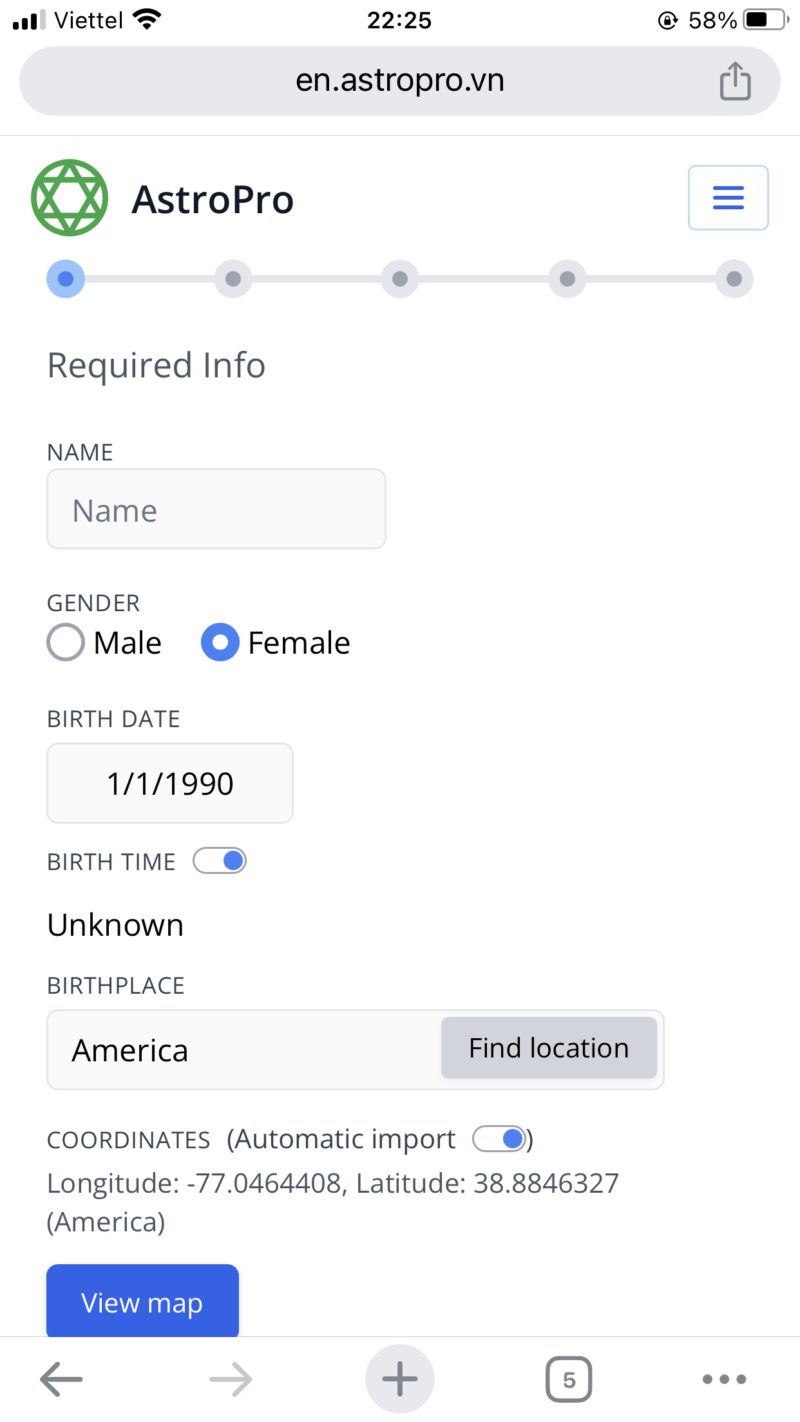 AstroPro - Free Birth Chart Drawing Tool: Detailed Guide – Duy Magi Astrologer
