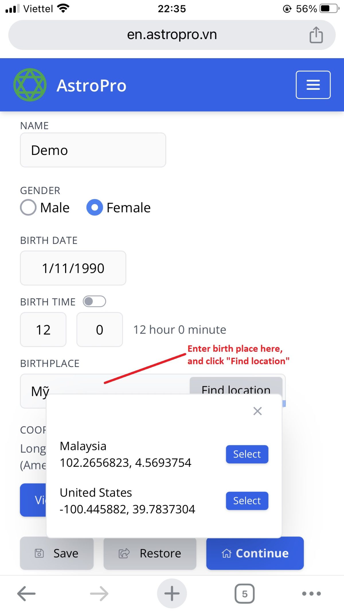 AstroPro - Free Birth Chart Drawing Tool: Detailed Guide – Duy Magi Astrologer