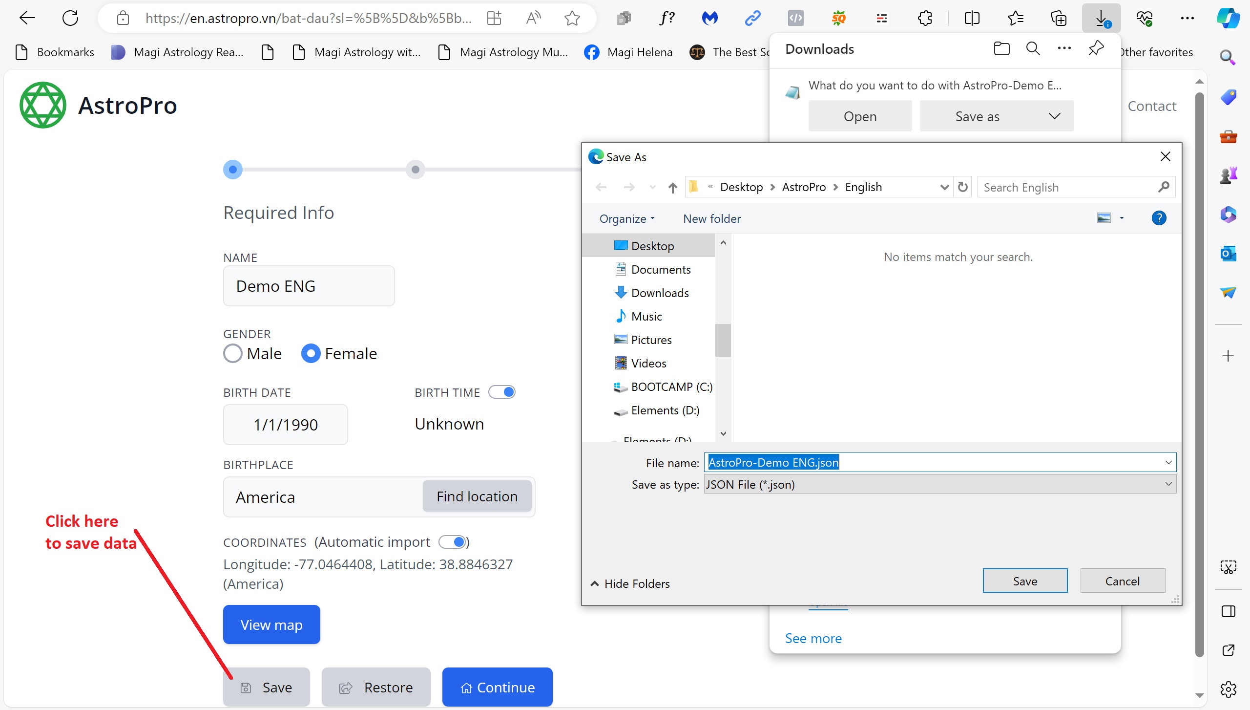 AstroPro - Free Birth Chart Drawing Tool: Detailed Guide – Duy Magi Astrologer